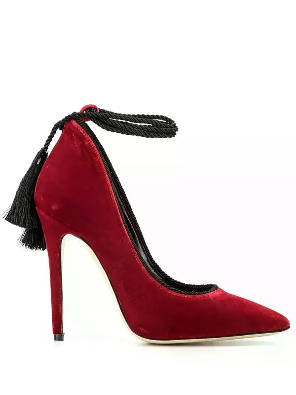 ALEKSANDER SIRADEKIAN Suede Tassel Detail Pumps