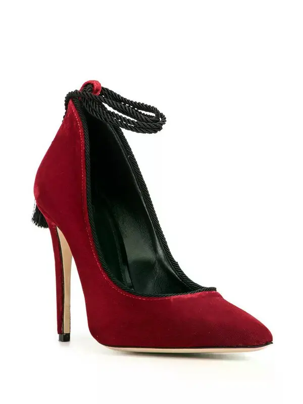 ALEKSANDER SIRADEKIAN Suede Tassel Detail Pumps