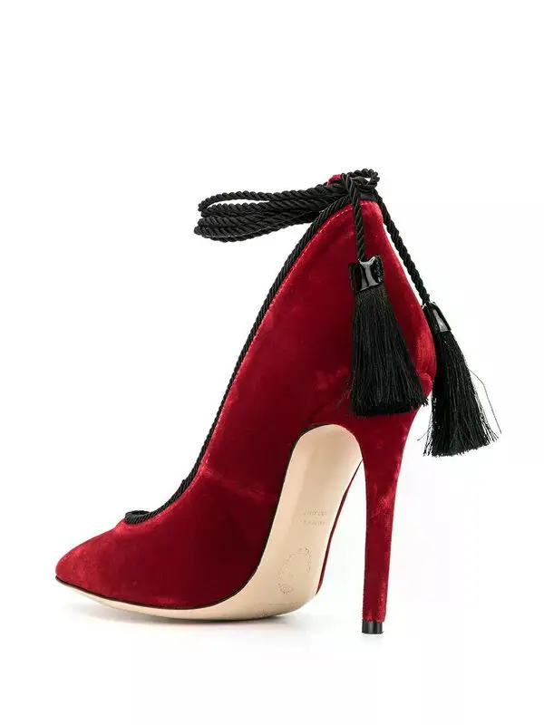 ALEKSANDER SIRADEKIAN Suede Tassel Detail Pumps
