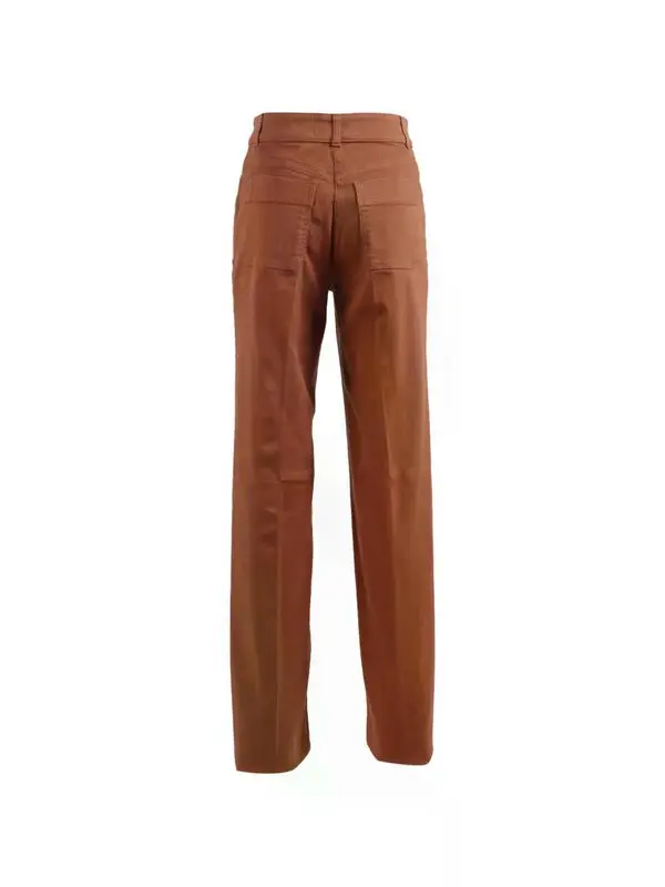 Elisabetta Franchi Chain-detail Cotton Trousers