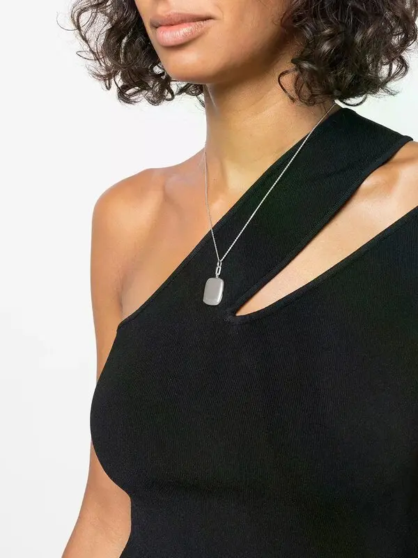 Monica Rich Kosann Slim Dee Rectangle Locket Necklace