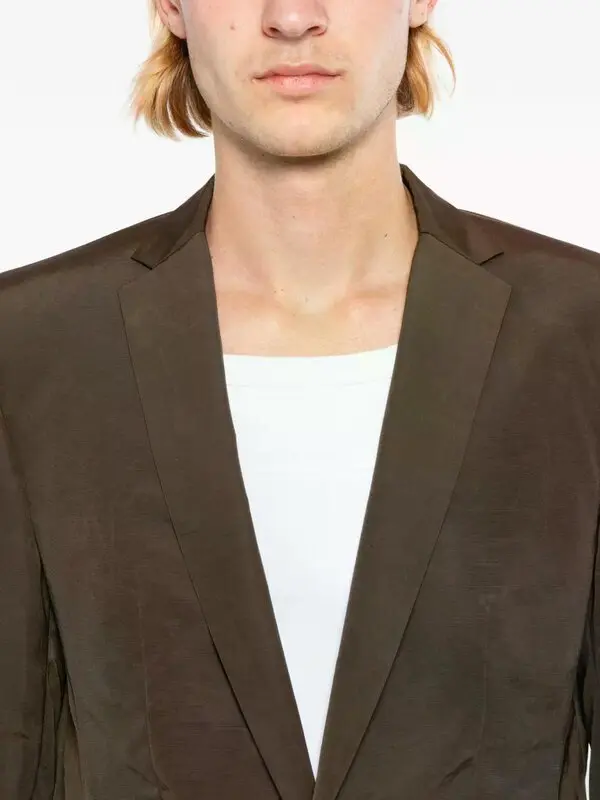 JULIUS V-neck Single-breasted Blazer