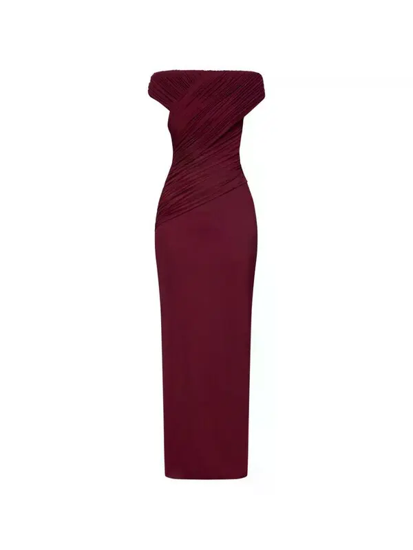 CHATS BY C.DAM Meriel Maxi Dress - Red