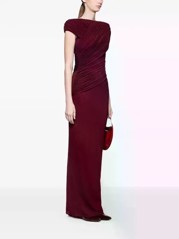 CHATS BY C.DAM Meriel Maxi Dress - Red