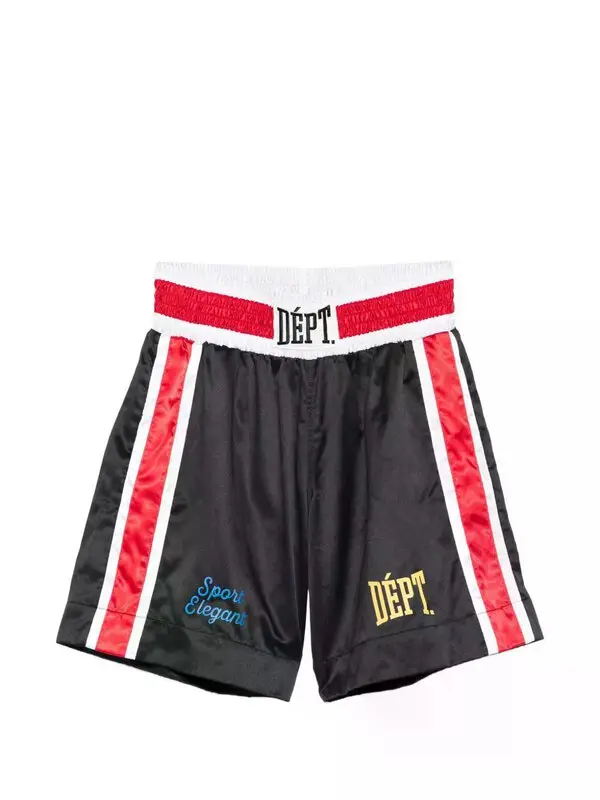 GALLERY DEPT. Logo-patch Boxing Shorts - Black