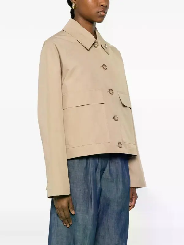 OTTOD'AME Buttoned Jacket With Patch Pockets