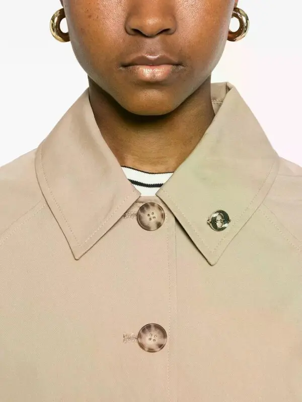 OTTOD'AME Buttoned Jacket With Patch Pockets