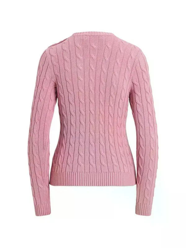 Ralph Lauren Cable-knit Buttoned Sweater