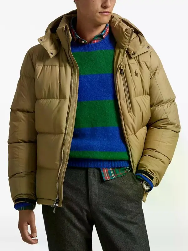 Polo Ralph Lauren Hooded Padded Jacket - Neutrals