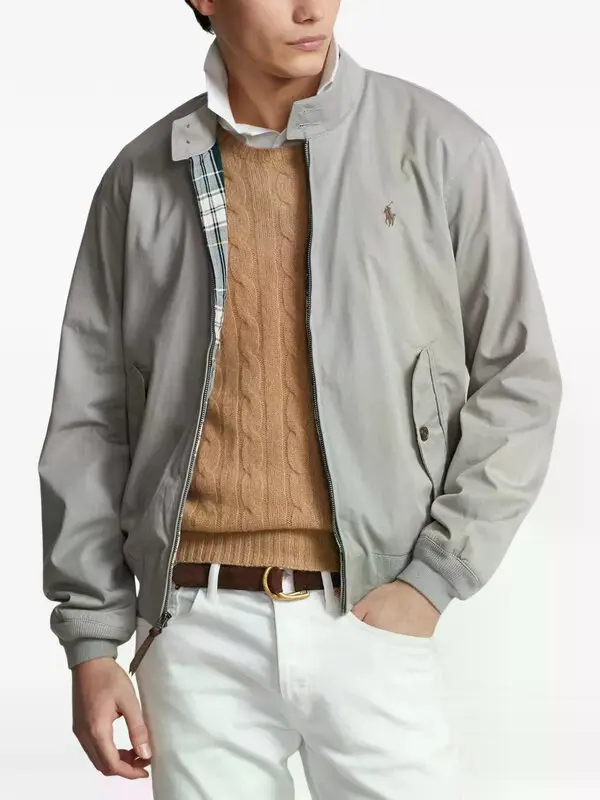 Polo Ralph Lauren Zip-up Bomber Jacket - Grey