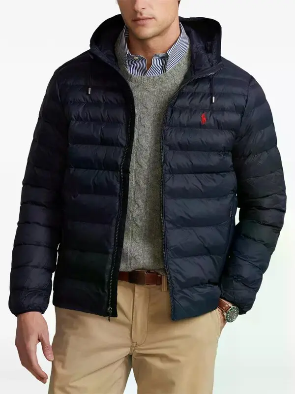 Polo Ralph Lauren Logo Hooded Jacket - Blue