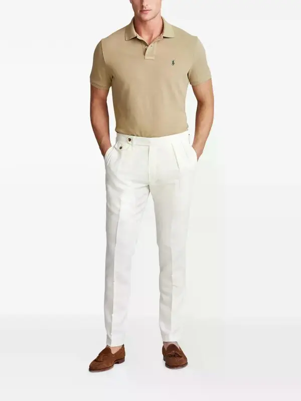 Polo Ralph Lauren Short Sleeve Polo Shirt - Neutrals