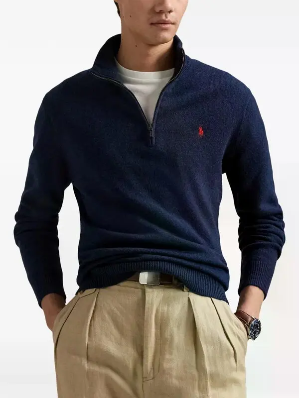 Polo Ralph Lauren High-neck Sweater - Blue