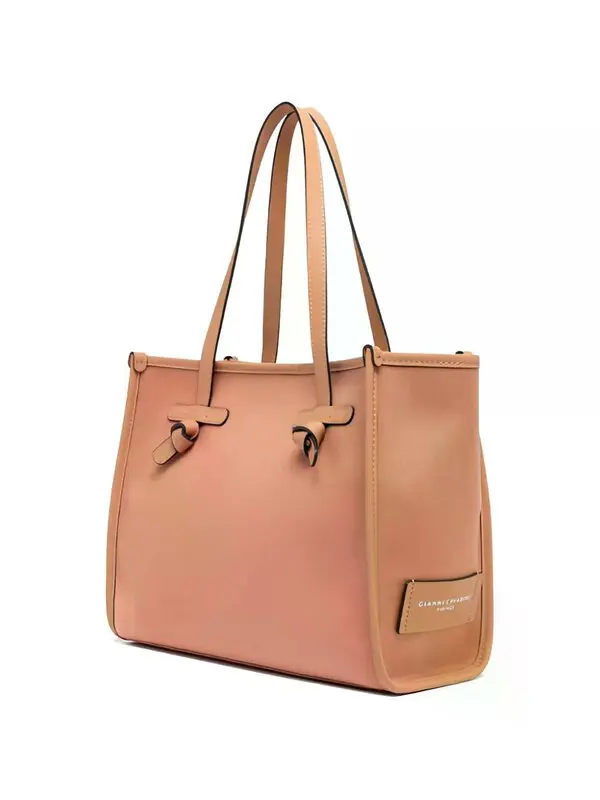 GIANNI CHIARINI Canvas Shoulder Bag - Orange