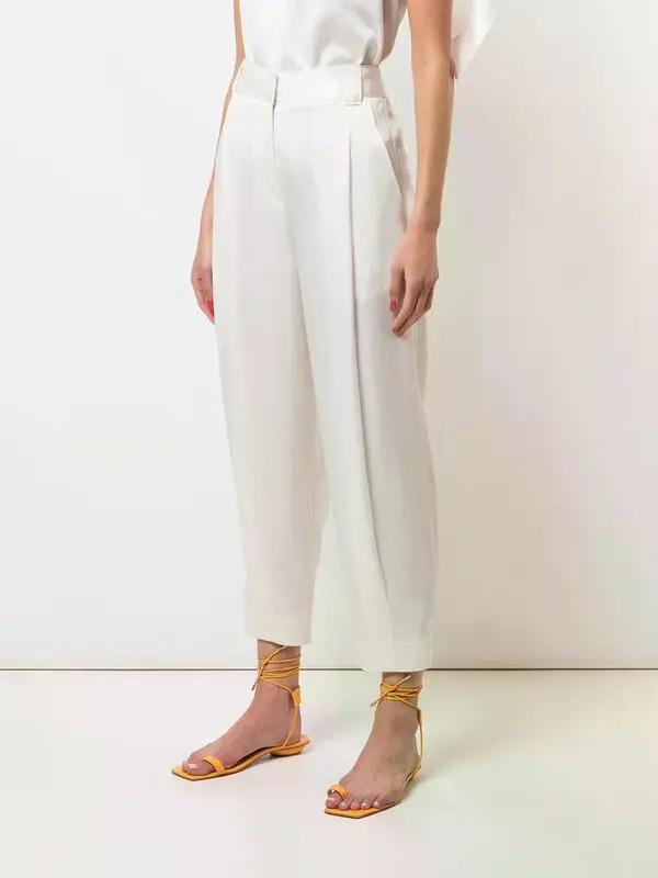 Tibi Celia Sculpted Cropped Trousers