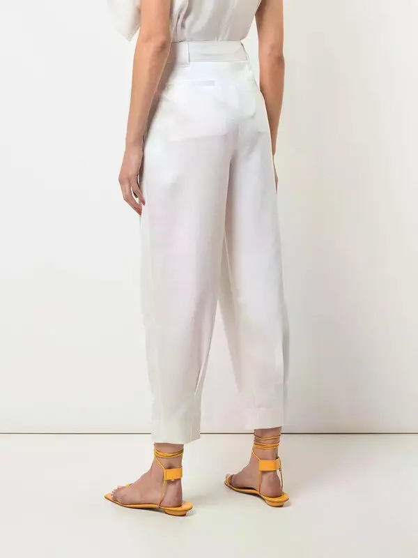 Tibi Celia Sculpted Cropped Trousers