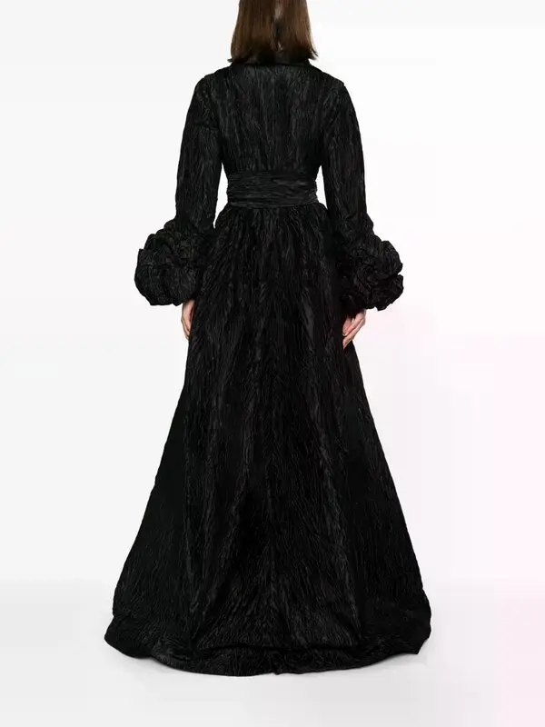 BARUNI Shimmer Belted Gown