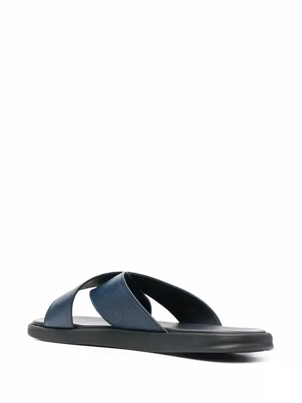 DOUCAL'S Crossover Strap Sandals - Blue