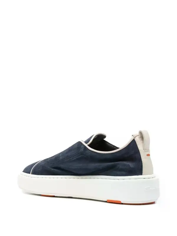 Santoni Victory Slip-on Sneakers - Blue