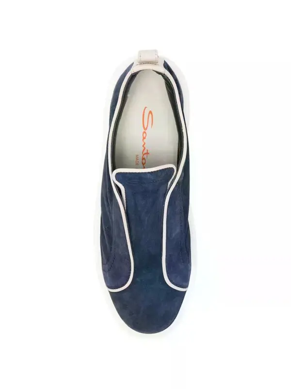 Santoni Victory Slip-on Sneakers - Blue