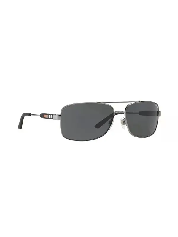 Burberry Rectangle-frame Sunglasses - Silver