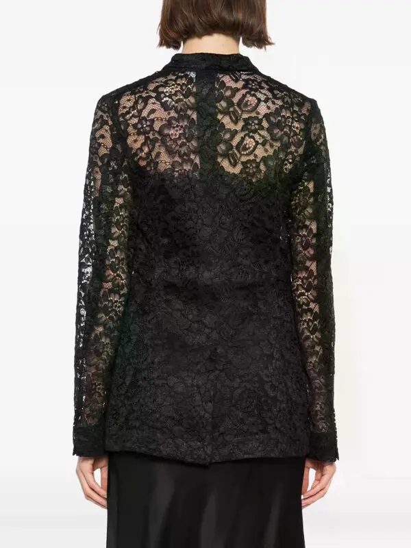 BLAKLACE Lace Button Blazer