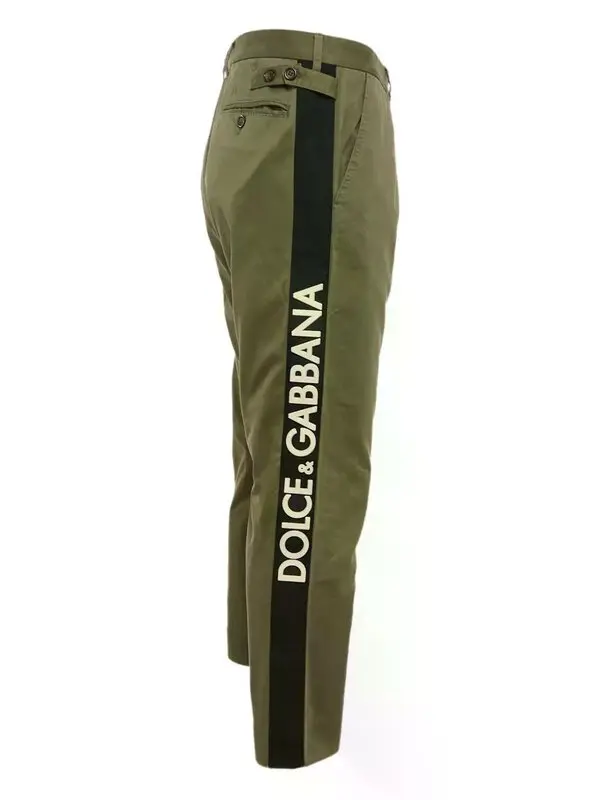 Dolce & Gabbana Logo-stripe Trousers