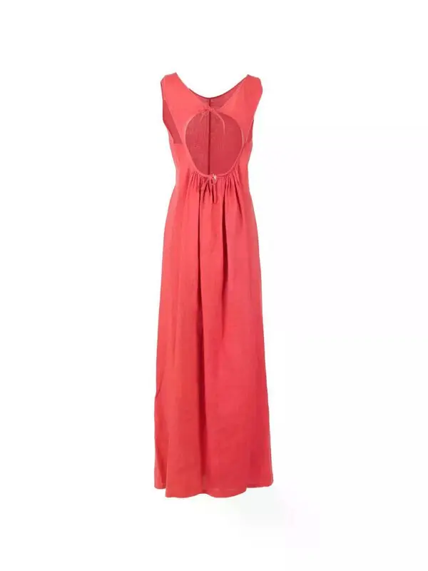 Aspesi Open-back Maxi Dress - Red