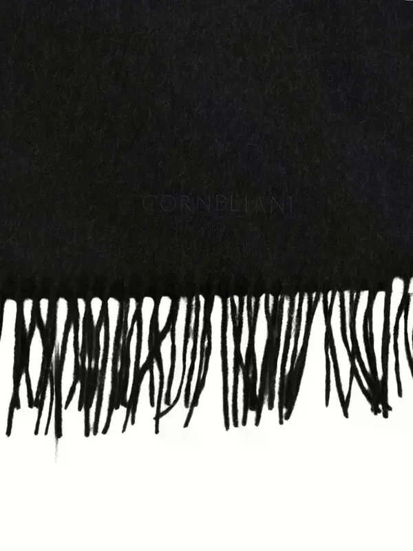 Corneliani Fringed Scarf - Grey