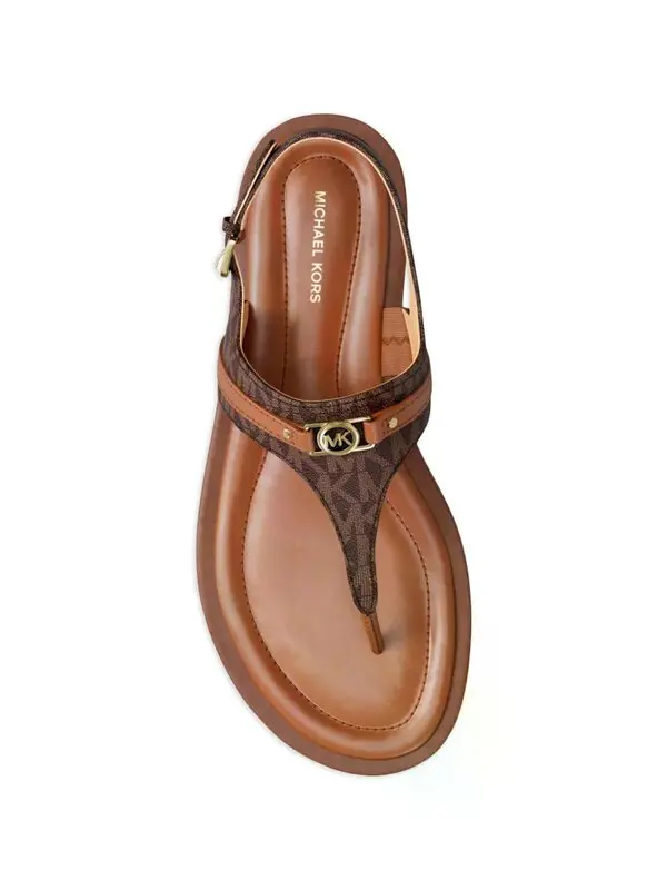 Michael Kors Mandy Buckle Pattern Sandals