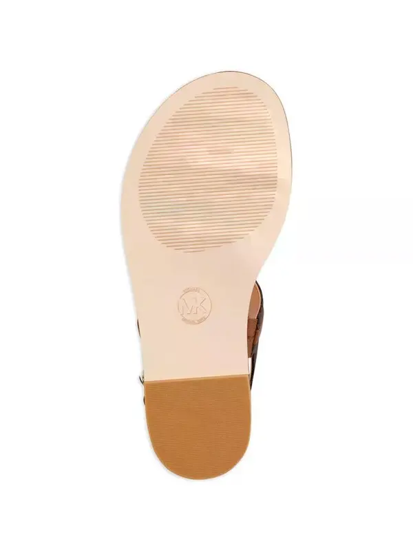 Michael Kors Mandy Buckle Pattern Sandals