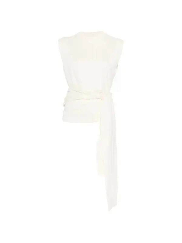 RÓHE Wrap-around Cut-out Top - Neutrals
