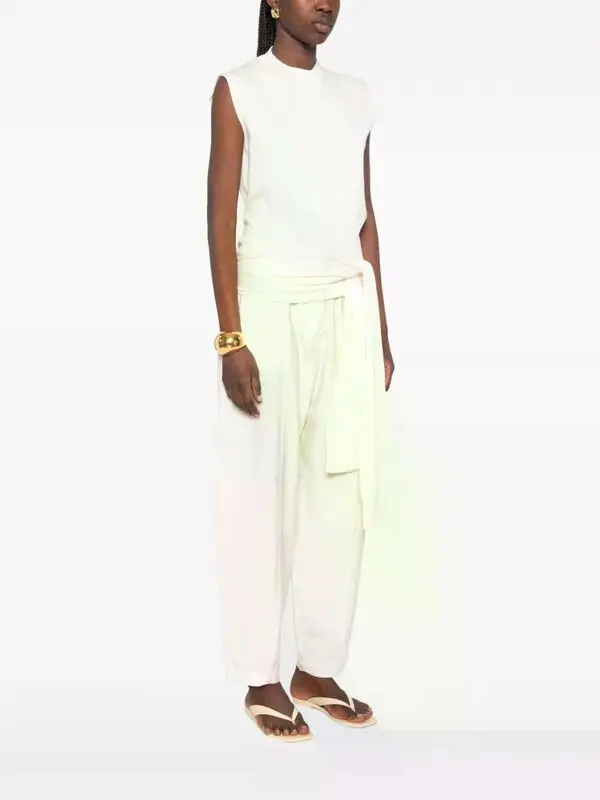 RÓHE Wrap-around Cut-out Top - Neutrals