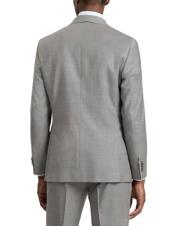 Ted Baker London Modern Fit Plaid Suit Jacket - Grey