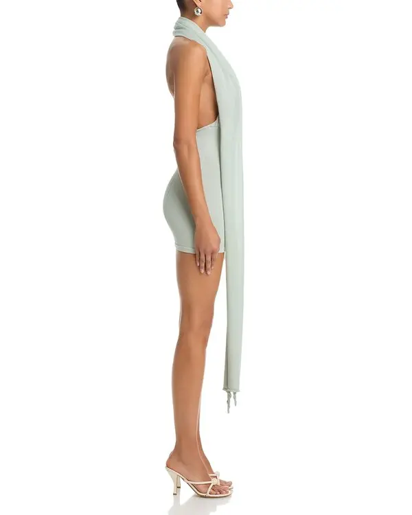 AYA MUSE Thea Mini Dress - Sage