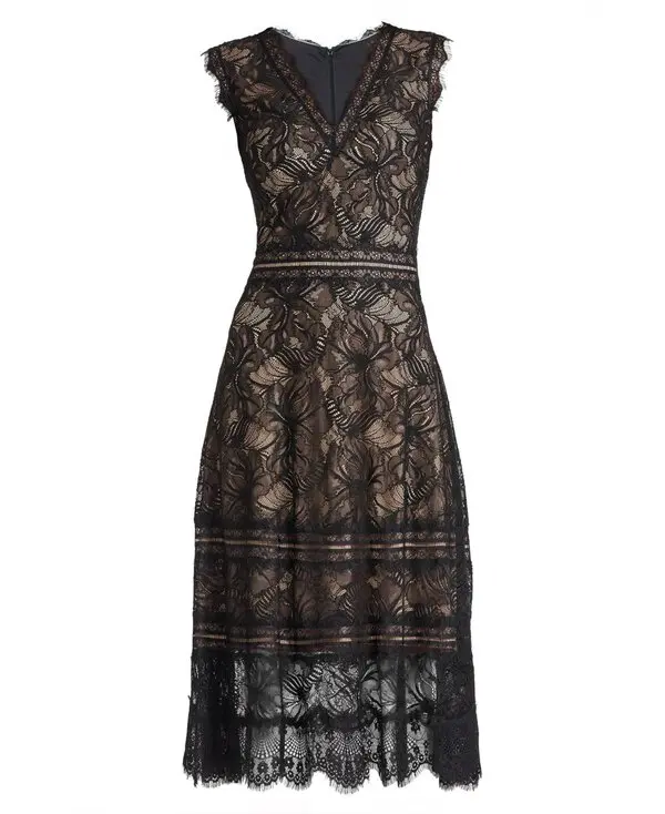 Tadashi Shoji Ralla Orchid Lace Dress