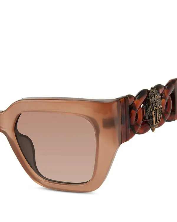 Kurt Geiger Cat Eye Sunglasses, 52mm - Brown | Editorialist display picture 2