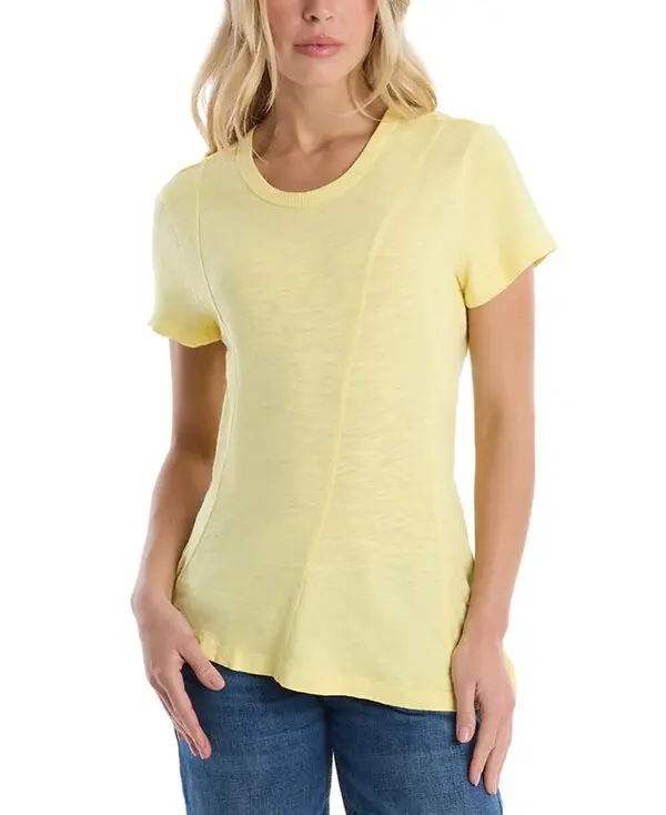 WILT CLOTHING Round Neck Tee - Lemon Drop