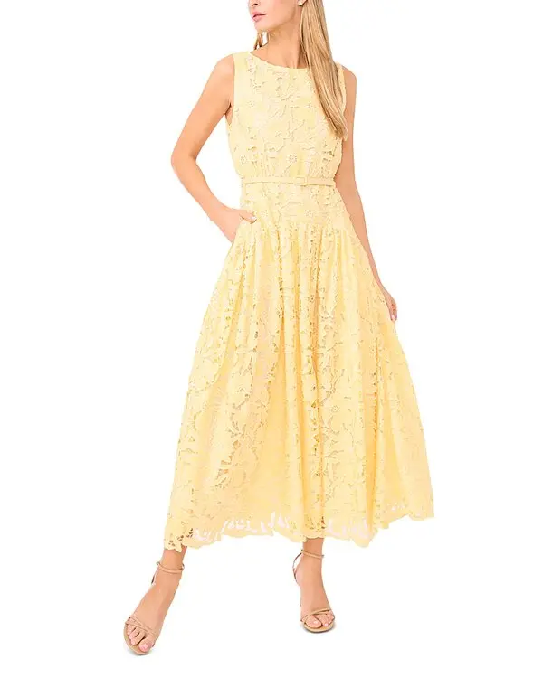 Ted Baker London Meli Boat Neck Dress - Creamed Corn