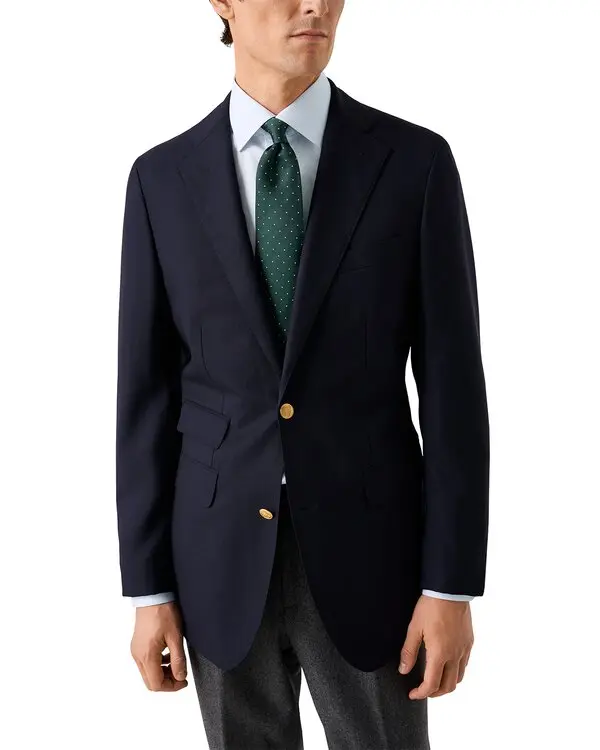 Eton Contemporary Fit Striped Twill Shirt - Light Blue