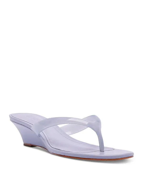 Schutz Roslyn Wedge Sandals - Lavander Sky