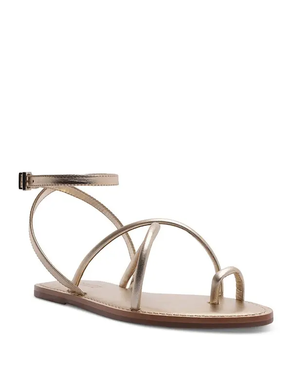 Schutz Valeria Strappy Sandals - Platinum