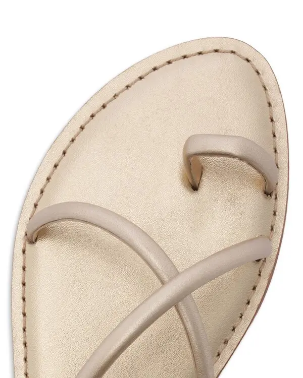 Schutz Valeria Strappy Sandals - Platinum