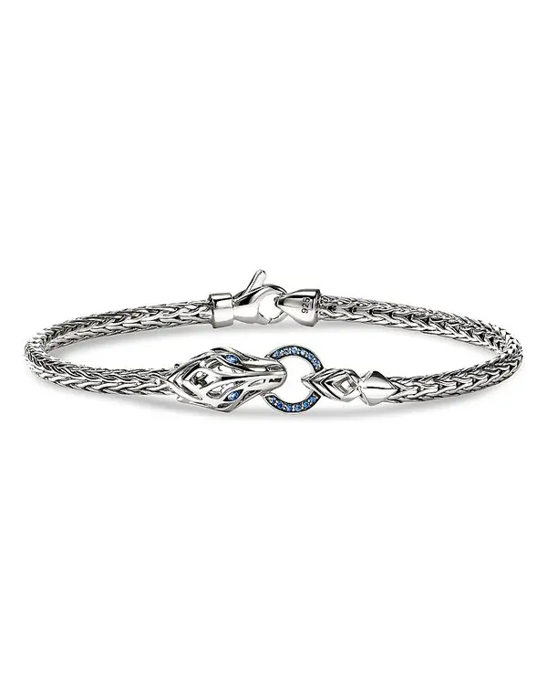 John Hardy Naga Dragon Chain Bracelet - Blue Saphire