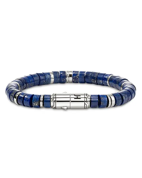 John Hardy Sterling Silver And Bead Bracelet - Lapis Lazuli