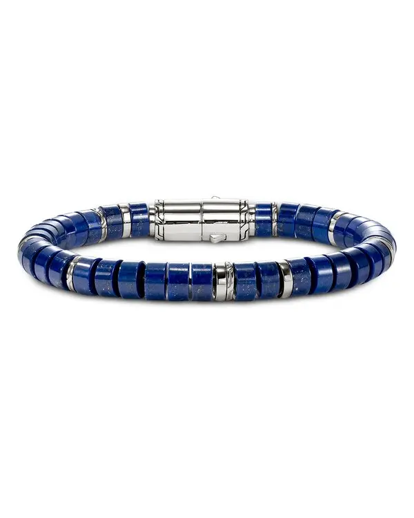 John Hardy Sterling Silver And Bead Bracelet