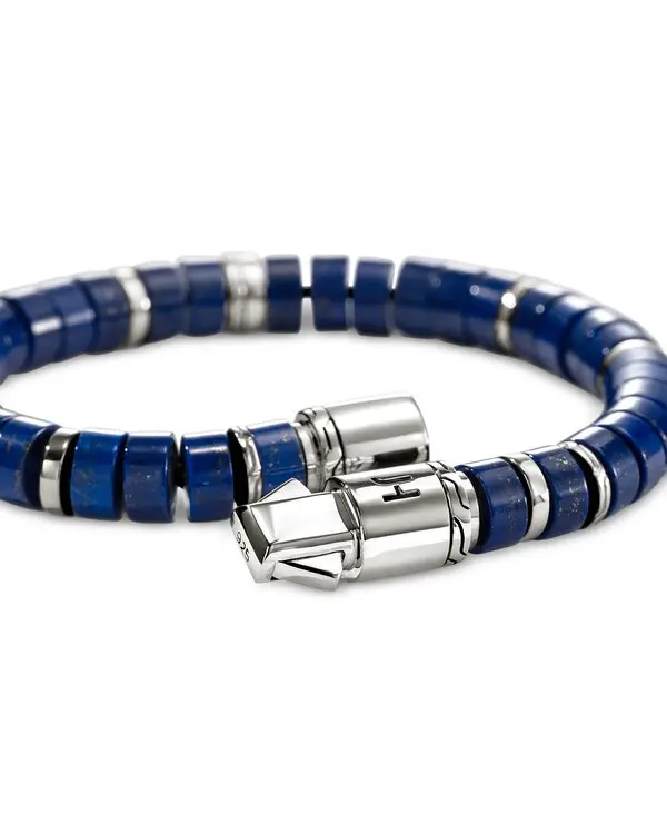 John Hardy Sterling Silver And Bead Bracelet