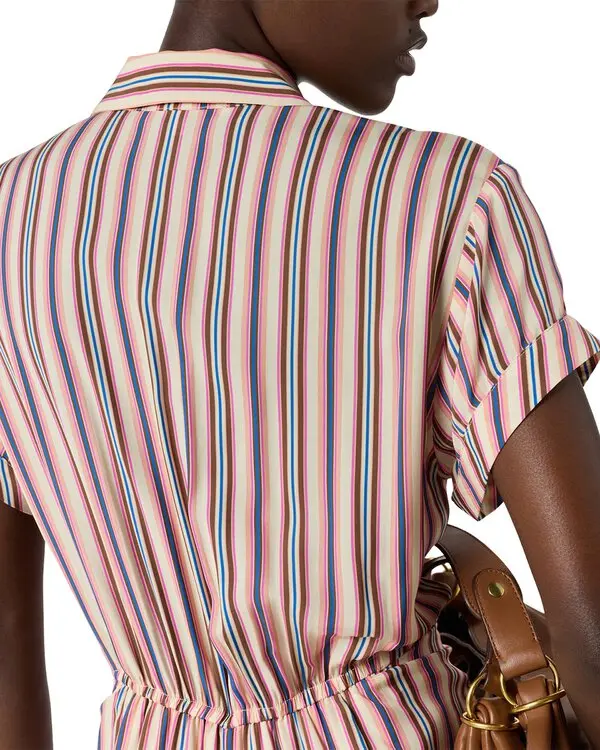 Gerard Darel Raena Twisted Waist Shirt Dress