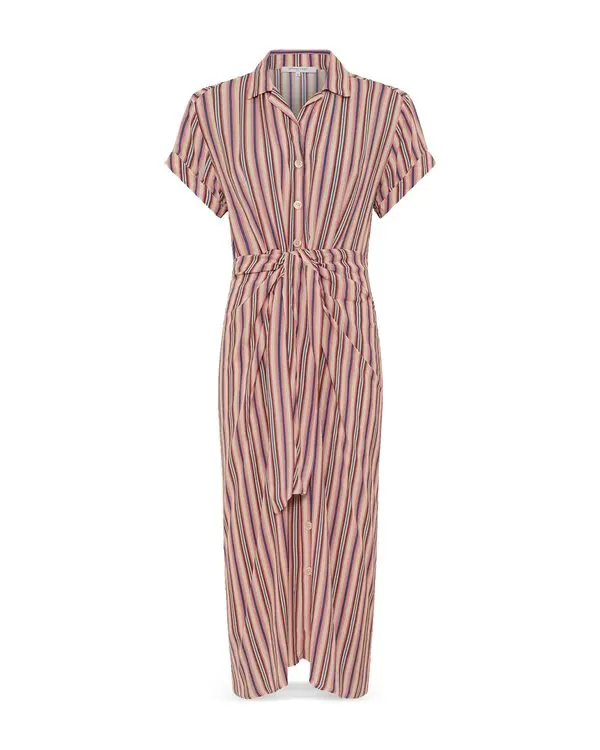 Gerard Darel Raena Twisted Waist Shirt Dress