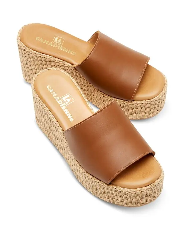La Canadienne Stazie Espadrille Wedge Sandals